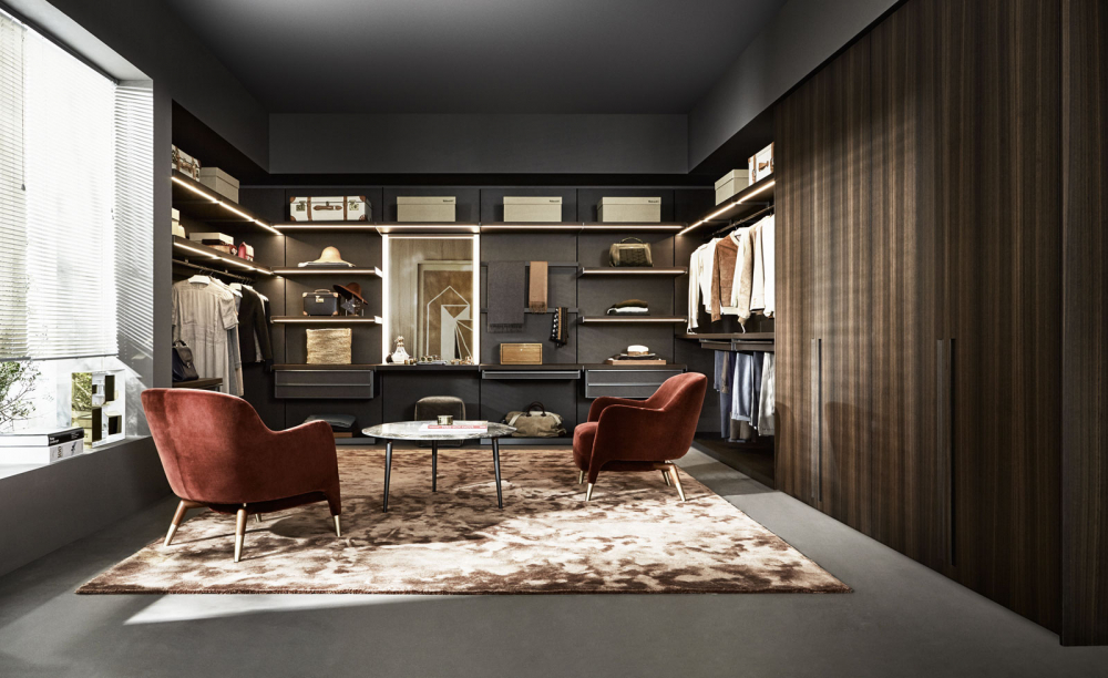 Corner walk-in wardrobe - Master Dressing - Molteni&C