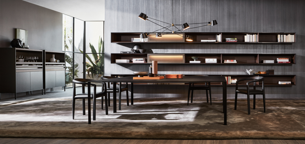 Modern curved back chair - MHC.3 Miss - Molteni&C