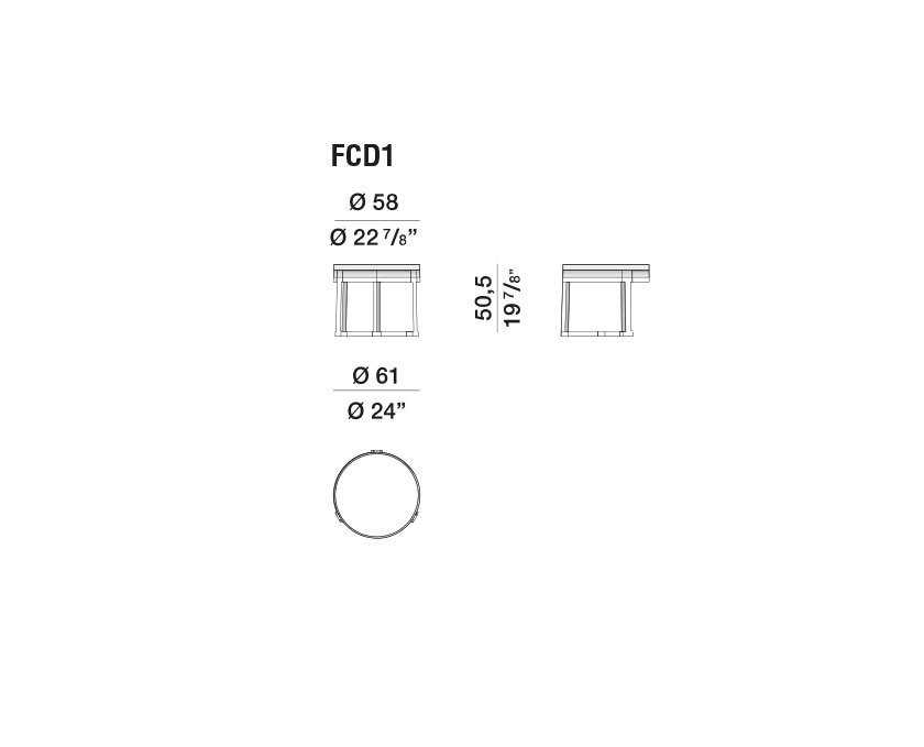 Fonte Coffee Tables/Lounge Table/Night Table