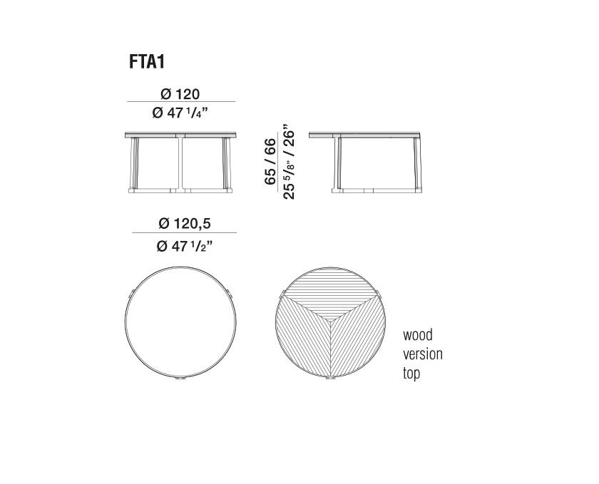 Fonte Coffee Tables/Lounge Table/Night Table