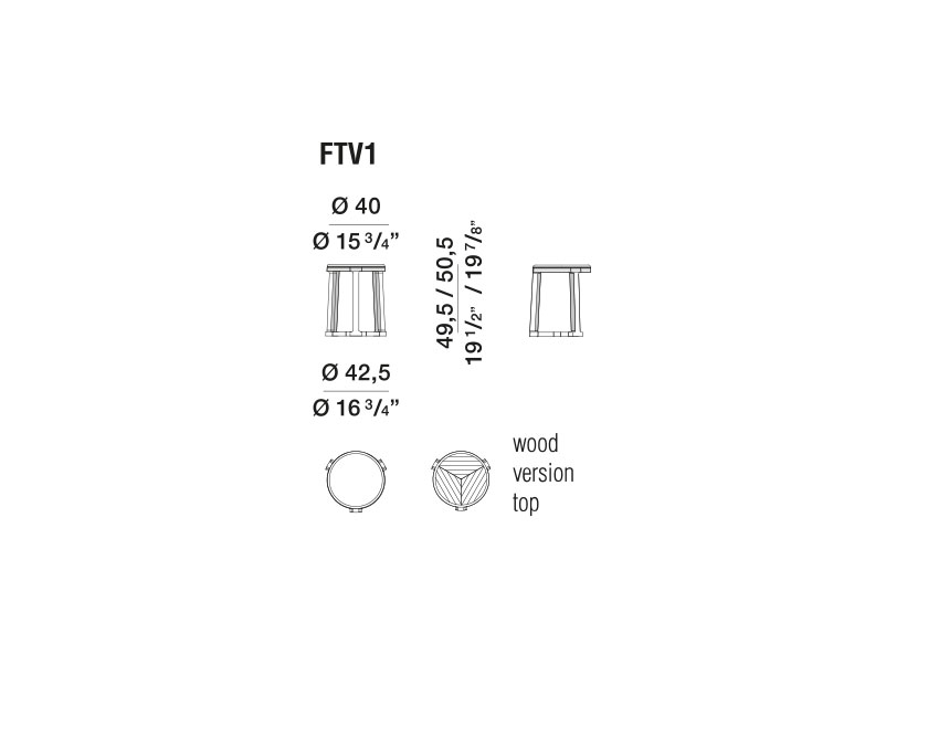 Fonte Coffee Tables/Lounge Table/Night Table