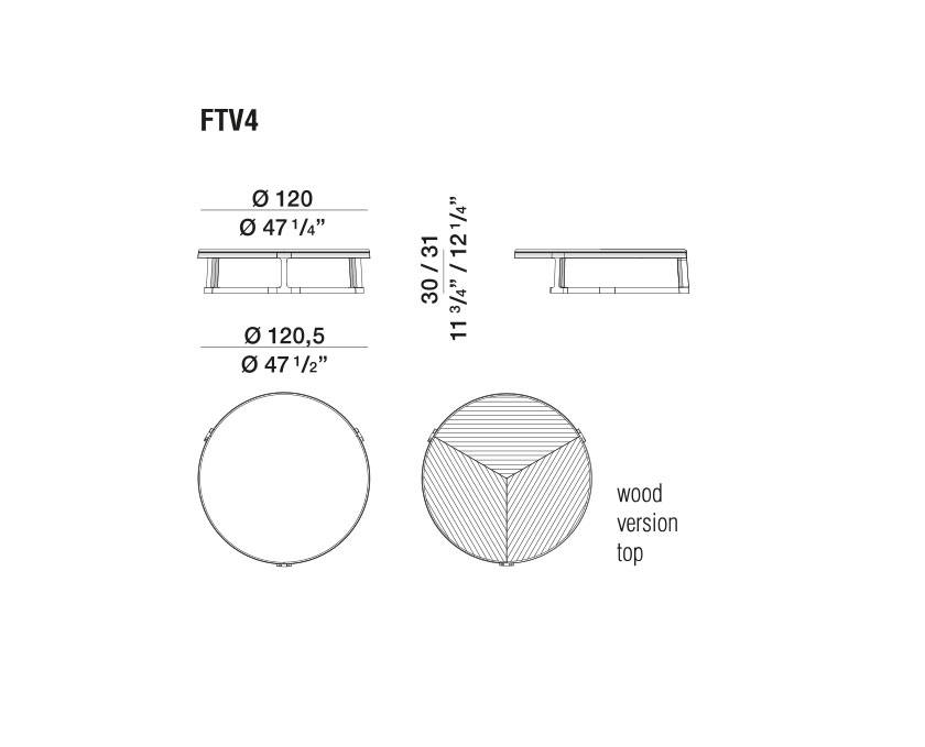 Fonte Coffee Tables/Lounge Table/Night Table