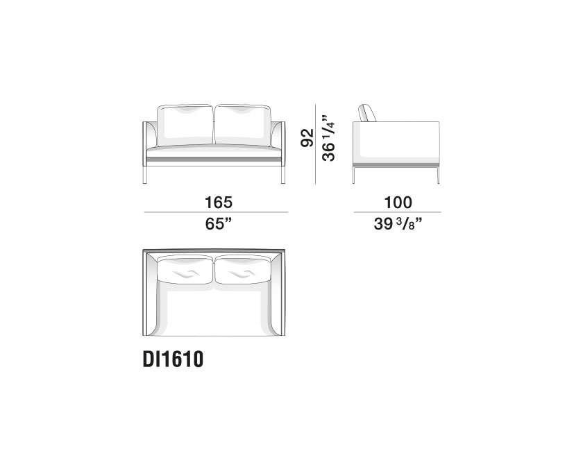 Made in Italy design modular sofa - Paul - Molteni&C
