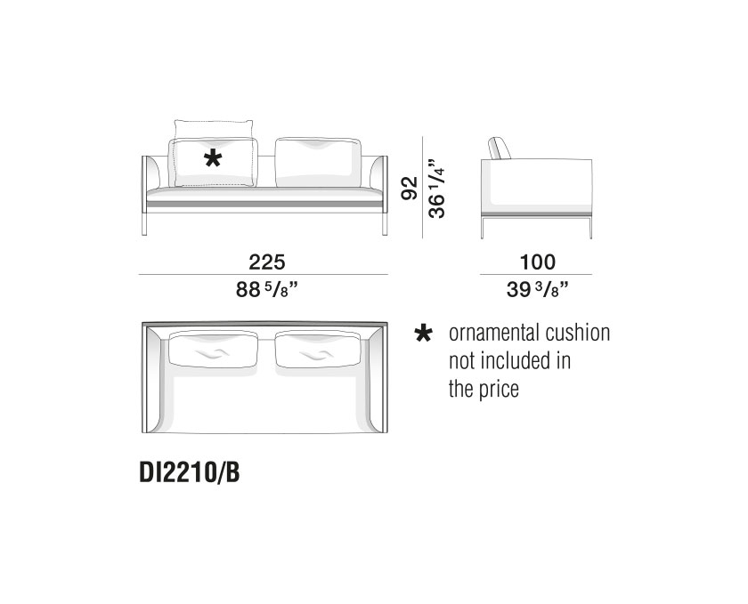 Made in Italy design modular sofa - Paul - Molteni&C